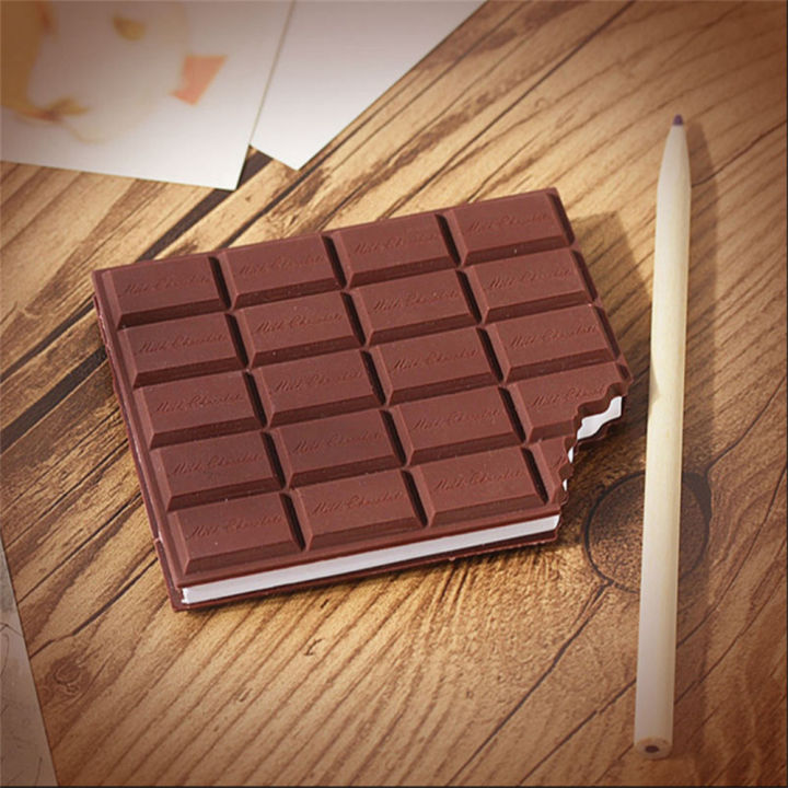 1pc Creative Chocolate Cookies Shape Notebook Students Cartoon Cute ...