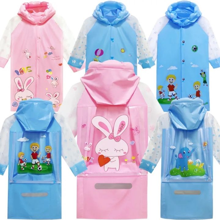 Student Raincoat for Kids Boys and Girls Waterproof Rain Coat for Children | Daraz.com.bd