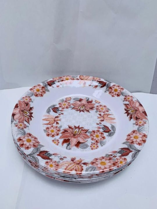 Melamine 7 Inchs Diner Plates Pack of 6 Irani Design | Daraz.pk