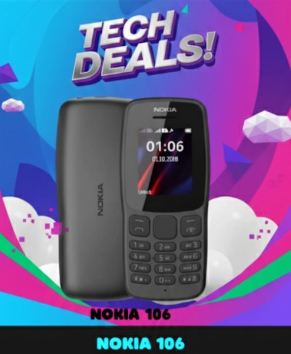 Nokia 106 Dual Sim With Warranty Feature Push button Phone 1.77 ...