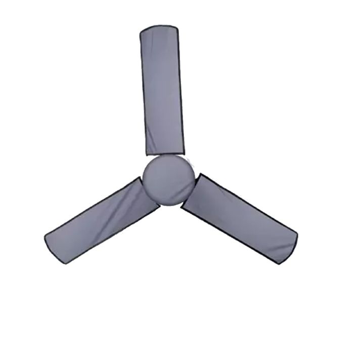 Ceiling Fan Covers with Motor Cover Grey/4 Pcs fan cover & Dustproof ...