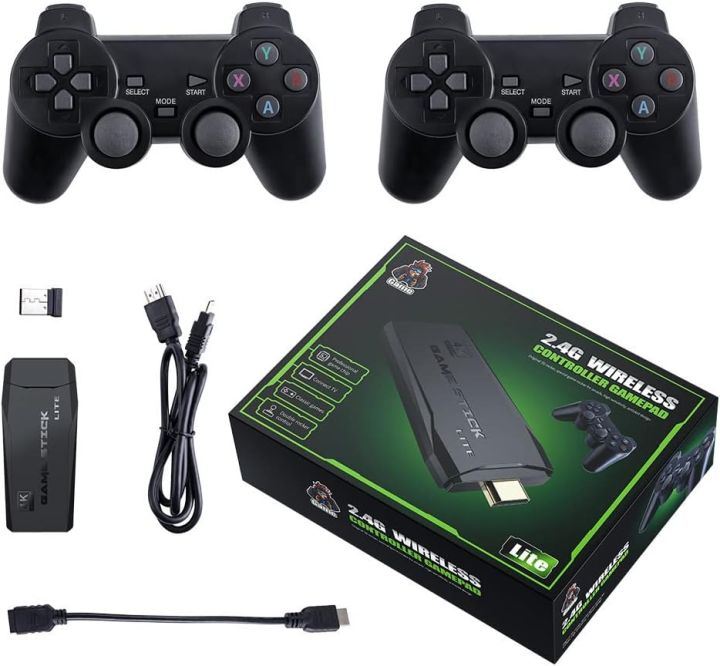 M8 4K Retro Game Stick - Handheld Console Preloaded with 20,000+ Games ...
