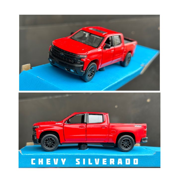 Chevrolet Silverado ZL1 2019 (5 in) 1:52 Red metal Truck | Daraz.pk