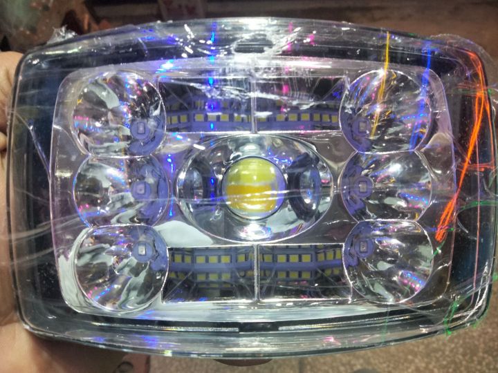 Bike Headlight Beam With High Beam white,Low Beam Yallow and Red Blue ...