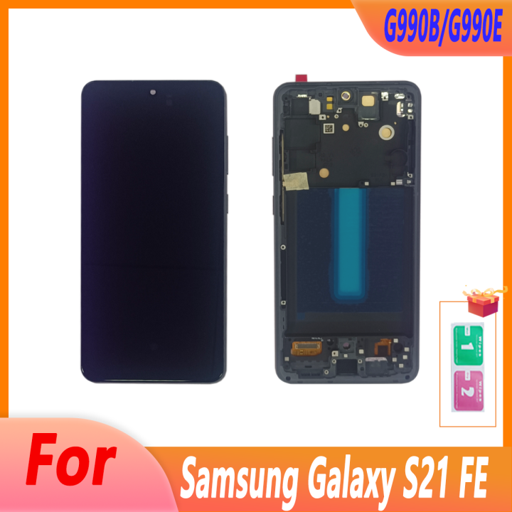 LCD S21 FE For Samsung Galaxy S21 FE LCD Display Digital Touch Screen ...