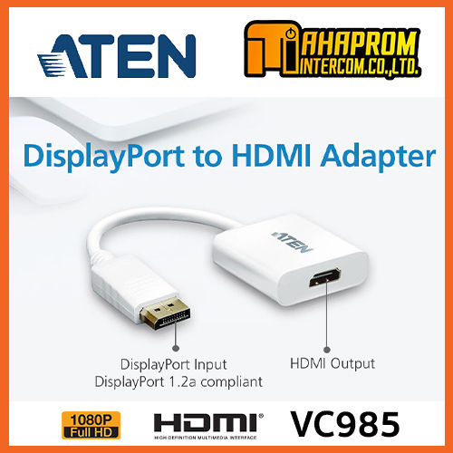 Display Port to HDMI adapter DisplayPort converter support image, audio ...