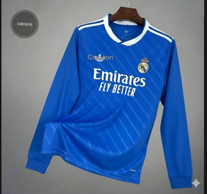 Real madrid new 3rd kit half sleeves jersey 25/26 | Daraz.com.bd