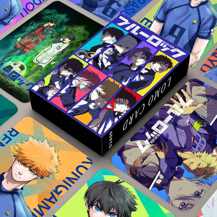 60PCS/Set Anime BLUE LOCK Isagi Yoichi Bachira Chigiri Figures Photo ...