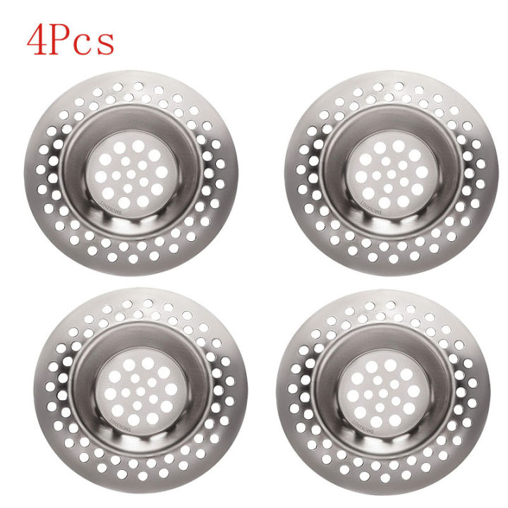 4Pcs Bathtub Strainer Hair Catcher - Kitchen Strainer Sink - Bath Sink ...