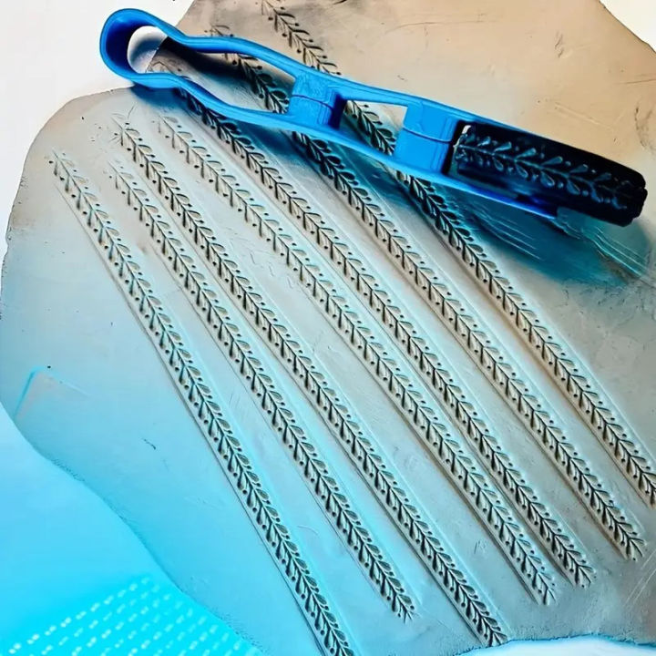 【A-Nice】Egyptian-Inspired Relief Rolling Tool Clay Texture Wheel Clay ...