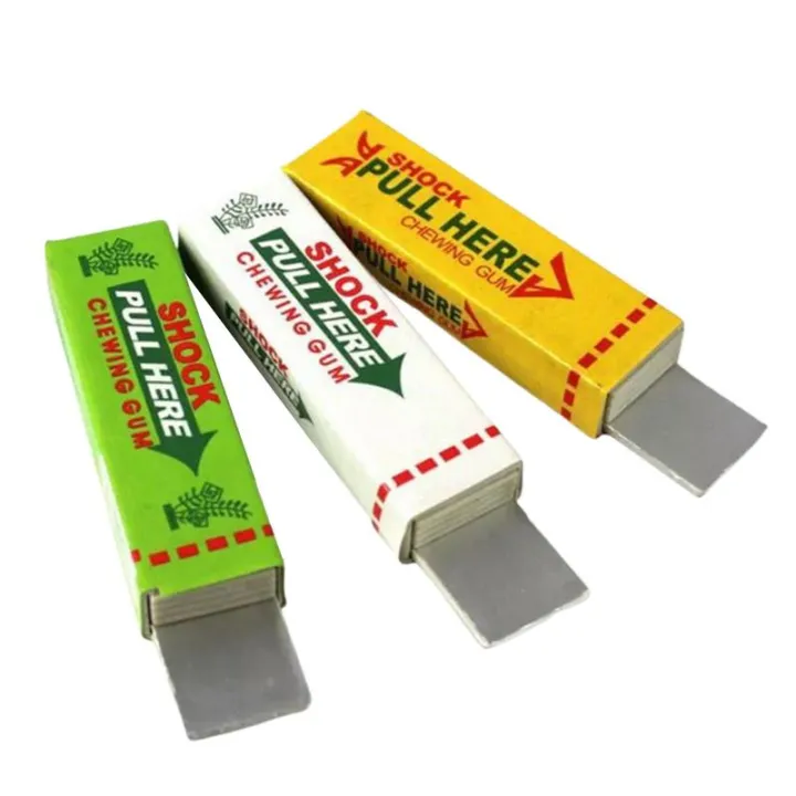 Anti-stress Novelty Gum Gripper Funny Safety Trick Joke shocker Toy ...