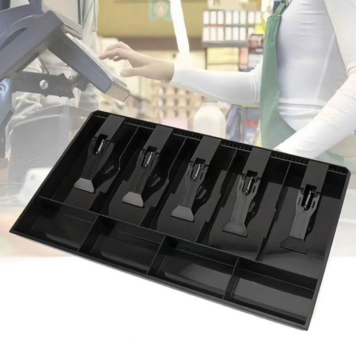 2Pcs Cash Register Clips Or 1Pc Cash Register With 3/4/5 Compartments ...