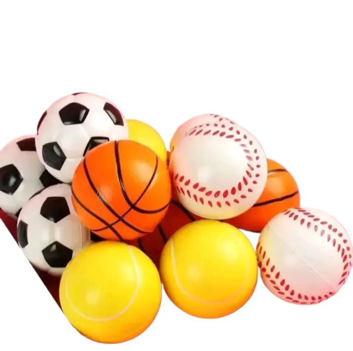 Soft Foam Balls for Kids with Assorted Design/Strees Relief Sponge ...