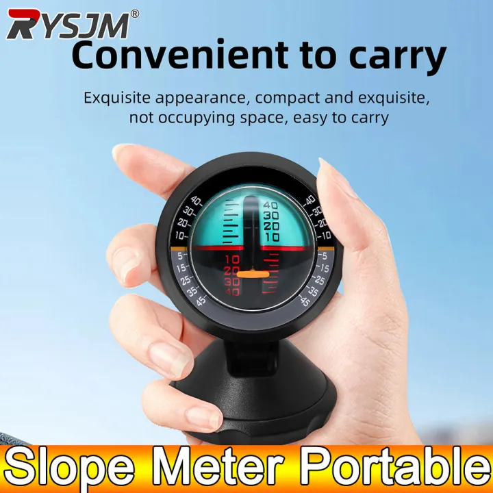 AD Slope Meter Portable Angle Slope Car Inclinometer Indicator Gradient ...