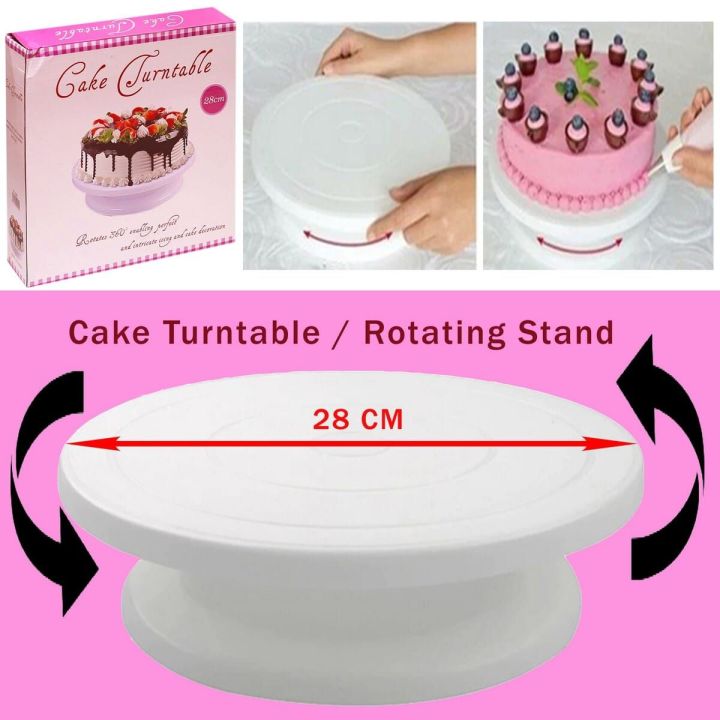 28 cm Cake Turn Table | Daraz.com.bd