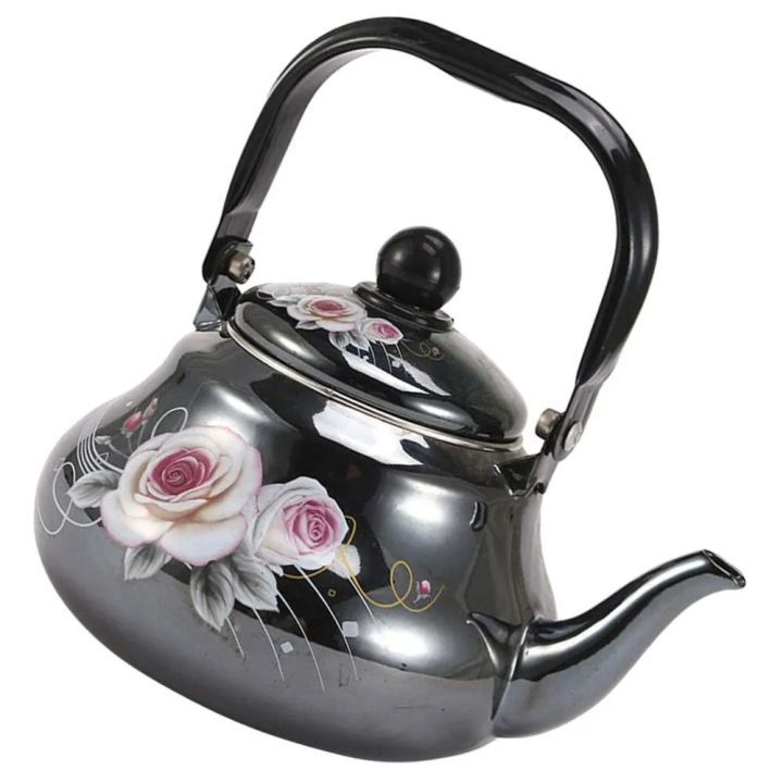 Enamel coated kettle Tea pot Stove kettle high quality tamchini chainak ...
