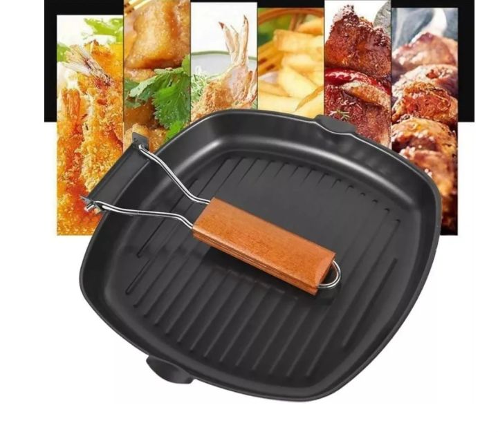 Nonstick Grill Pan for Stove Tops, Induction Compatible KBBQ Grill Pan ...
