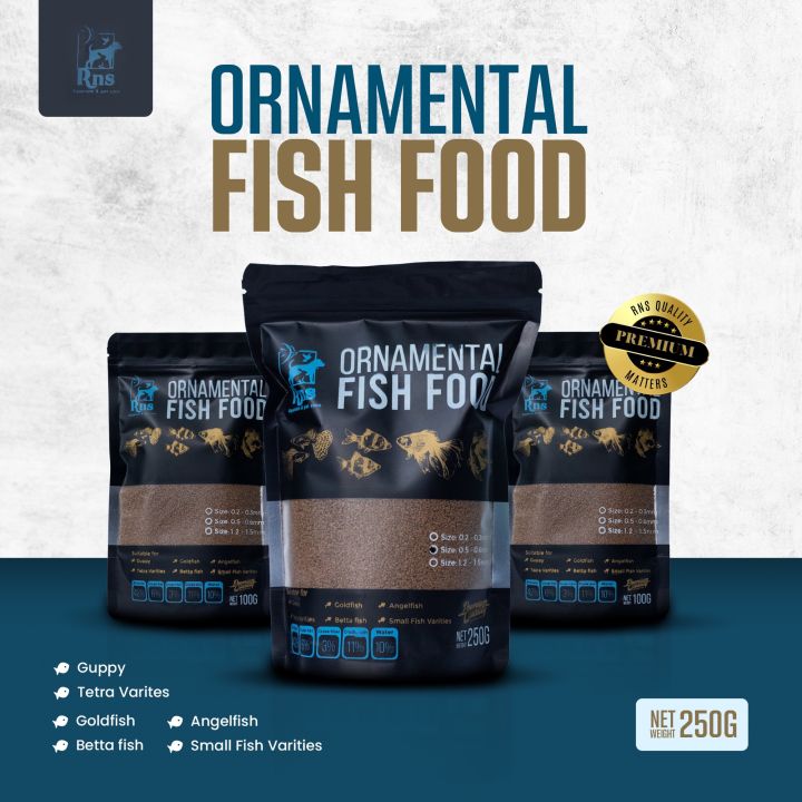 Rns Ornamental granulated fish food | Daraz.lk