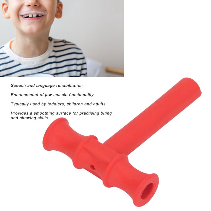 T Oral Motor T Shape Chew Tube T Shape Chew Tube Chewy Tubes Speech ...