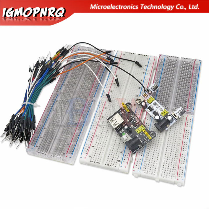 1PCS MB-102 MB102 Breadboard 830 / 400 Point Solderless PCB Bread Board ...