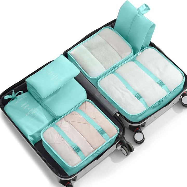 Travel Storage Bag, Divided Into Business Travel Clothing Sorting Bag ...