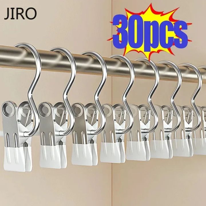 Stainless Steel Clothespins Room Organizer 5 - 30pcs Clothes Organizer ...