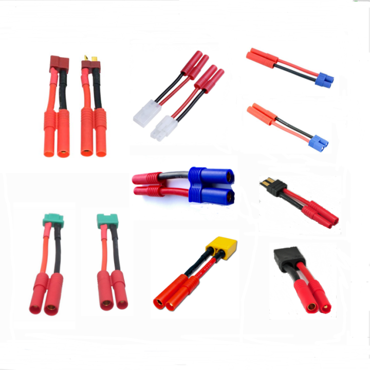 1Pcs RC Hobby HXT 4mm to Deans T Plug EC3 EC5 XT60 XT90 Tamiya MPX ...
