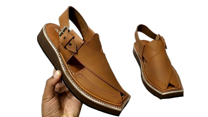 kaptan chappal for mens/gold colour peshawari | Daraz.pk