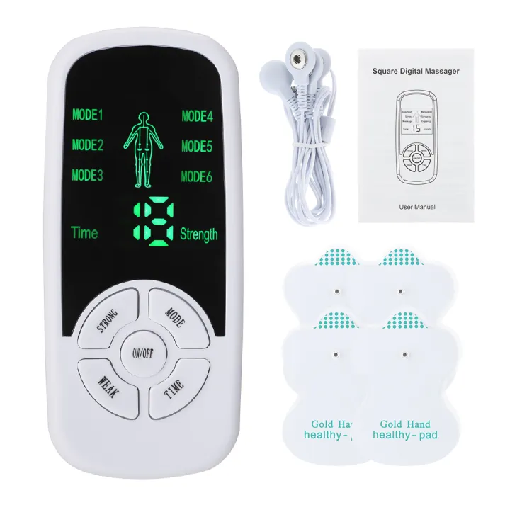 Tens Machine Pulse Massager Tens Acupuncture Electric Body Massage ...