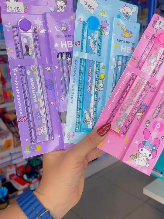 Cute Sanrio Cartoon Stationery Set Kuromi / My Melody / Cinnamoroll ...