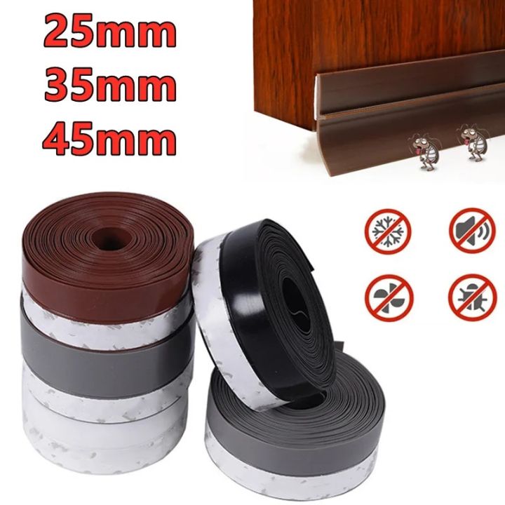 5M Window Door Bottom Self Adhesive Silicone Rubber Seal Weathering ...