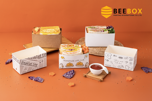 Beebox foodgrade cute antique sandwich box (1 pack: 20 pieces) | Shop ...