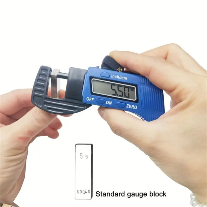 0-12.7mm Digital Thickness Gauge, Digital Display Measuring Tool Inch ...