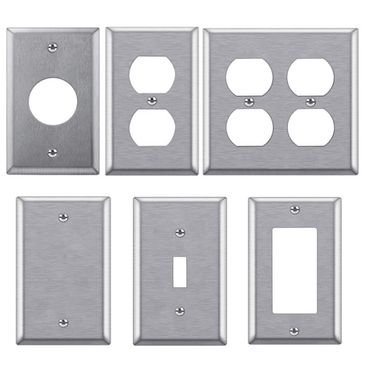 American Standard Switch Panel Stainless Steel Socket Cover Decorative ...