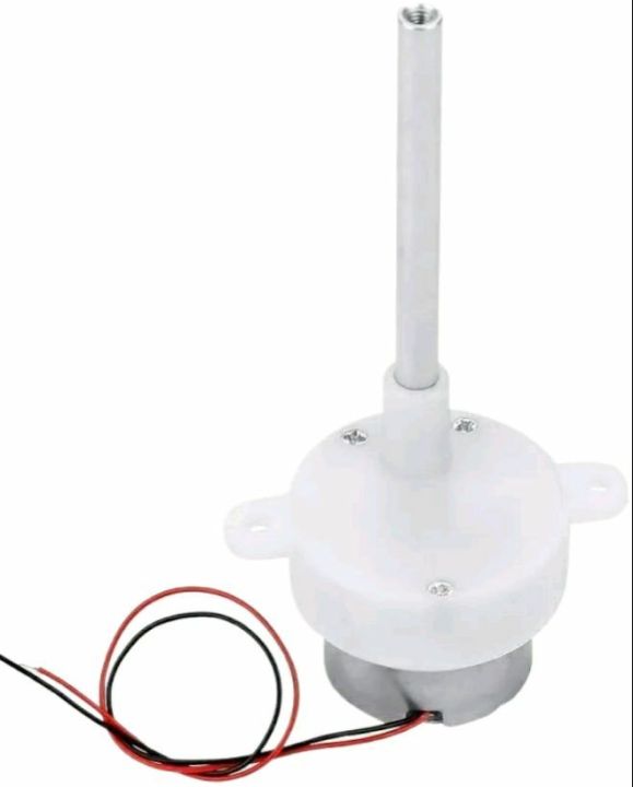 DC 5V-12V Long Shaft Turbine Gear motor Slow rpm | Daraz.pk