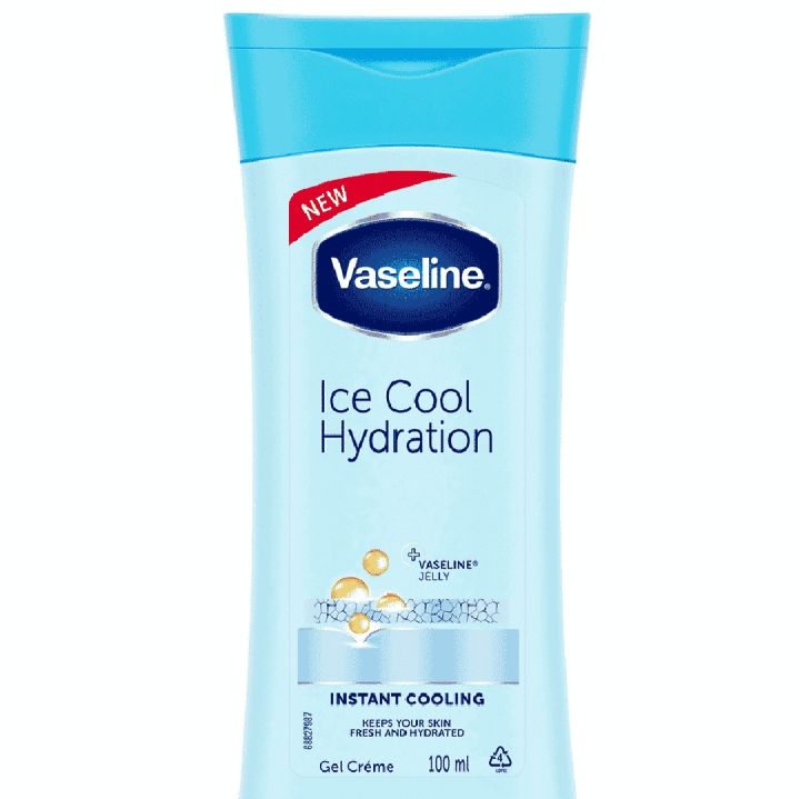 Vaseline Ice Cool Hydration Gel Crème – 100 ml Instant Cooling ...