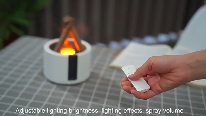 Bonfire Humidifier, 250ml Bonfire Diffuser with Remote Control ...