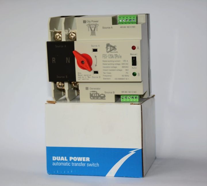 Automatic Transfer Switch Single phase || FES ATS Switch | Daraz.pk