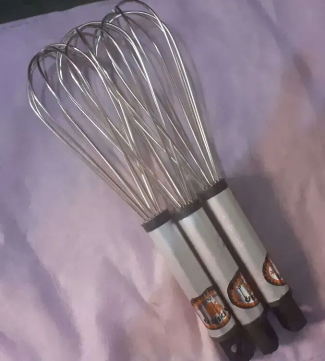 Egg & cake making hand beater made in stainless steel. | Daraz.com.bd