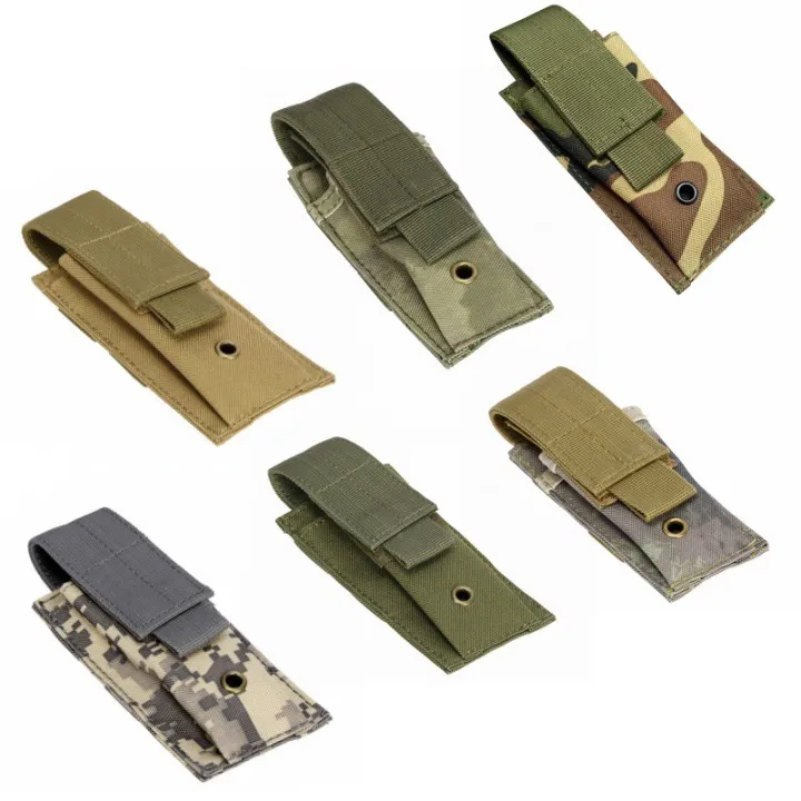 9mm Single Magazine Pouch Outdoor Molle Open Magazine Pouch for M1911 ...