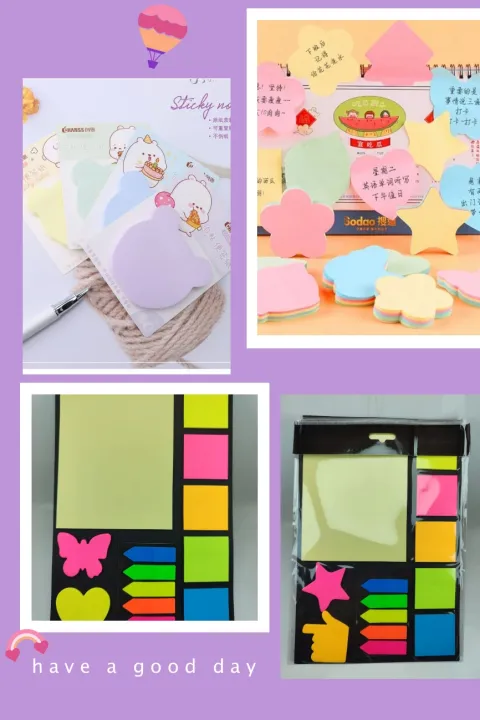 Multi-shape Sticky notes, Fancy Stationary | Daraz.pk