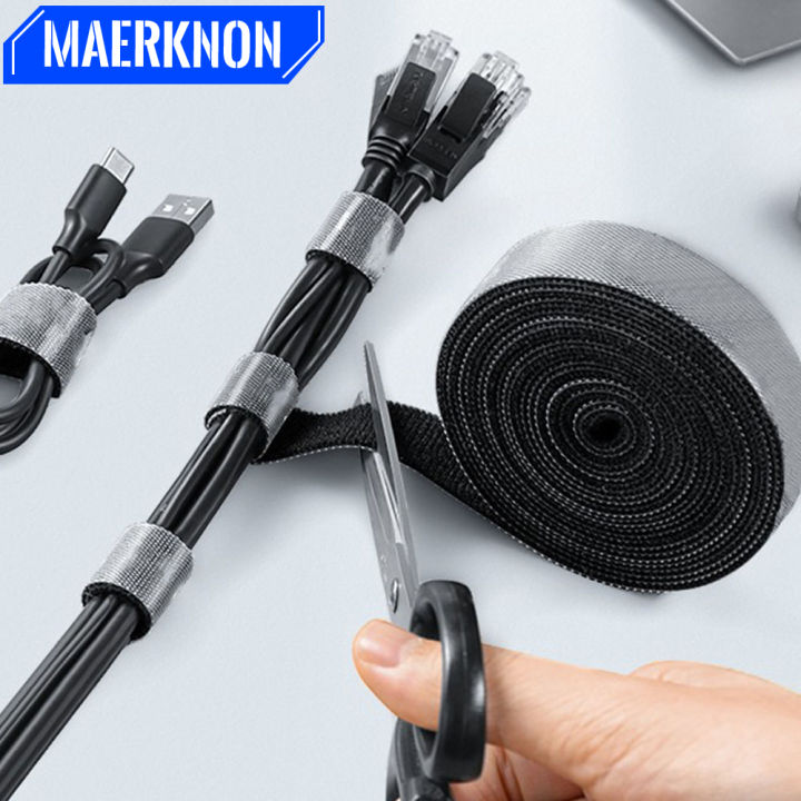5M Organizer Cable Management Ties Tearable Cable Protector For Phone ...