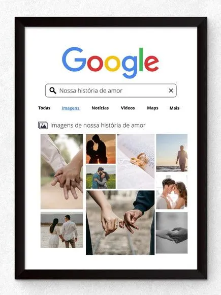 Customized Google Search Photo Frame - Personalized Birthday ...