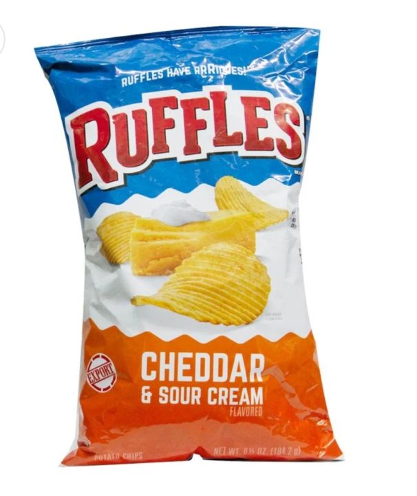 RUFFLES CHIPS CHEDDAR AND SOUR CREAM 184.2 GM | Daraz.pk