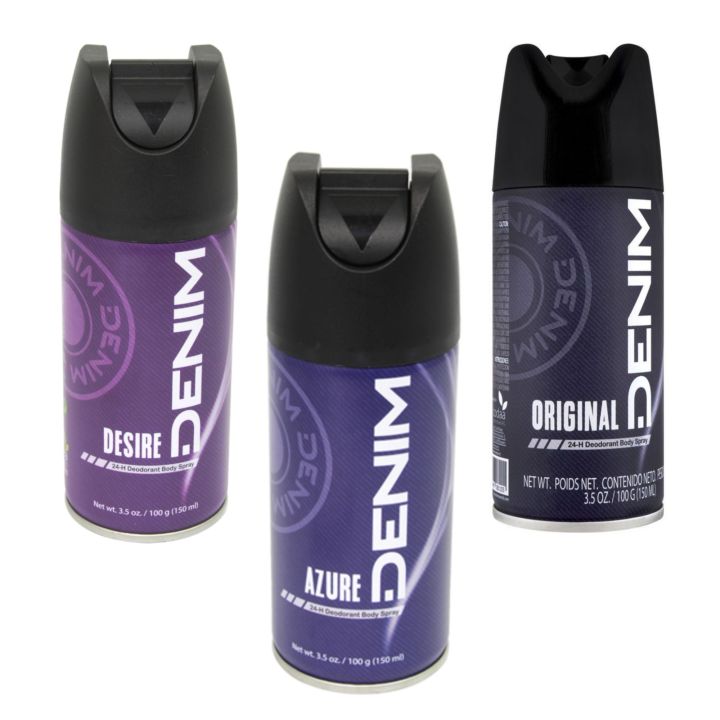 Denim 24 Hr Deodorant Body Spray 150ml | Daraz.lk