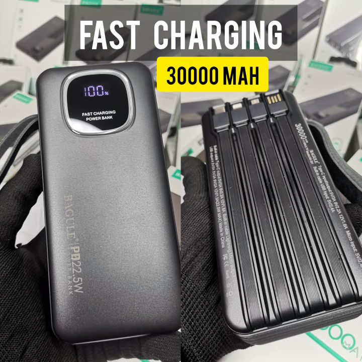 Super Fast Charging 30000mAh Powerbank Original Bagule | 22.5W fast ...