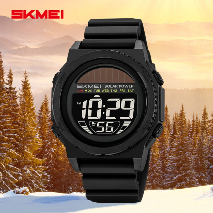 SKMEI Solar Energy Multifunctional Digital Watch Sports Electronics ...