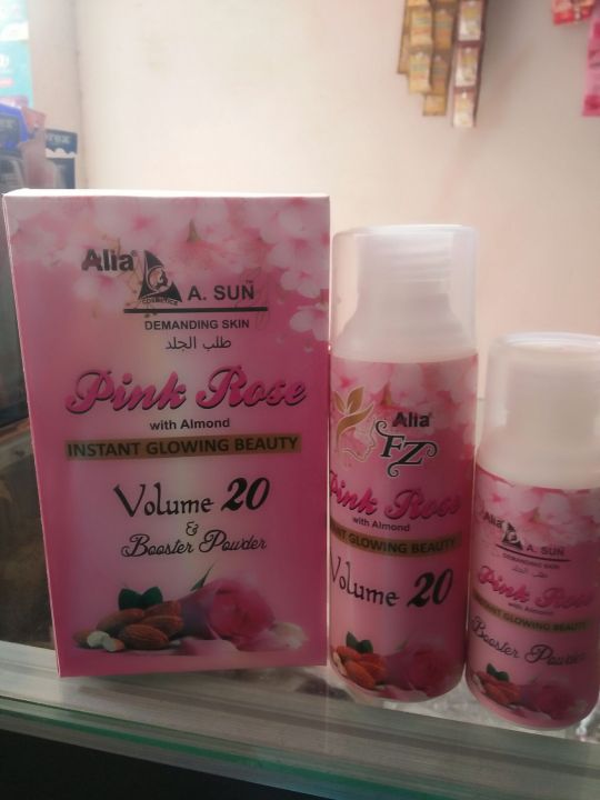 A. Sun Demanding Skin Pink Rose With Almond Instant Glowing Beauty ...