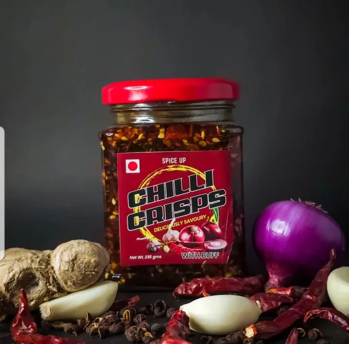 chilli Oil With Crisps with Buff by Spice Up Nepal 250g | Daraz.com.np