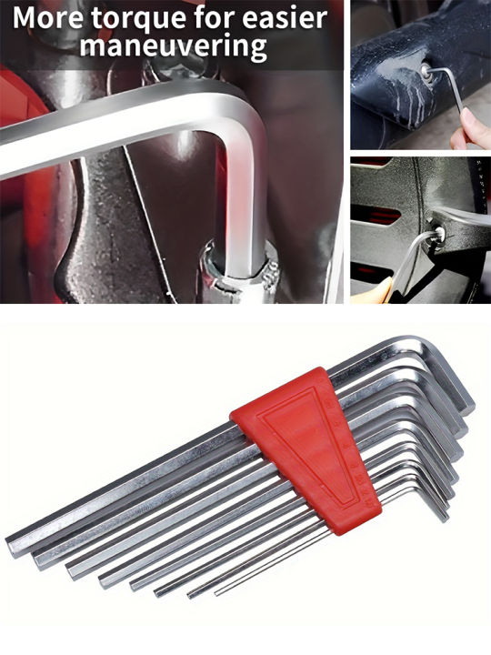 8/11 Pcs Metric Allen Wrench Set Inch Wrench L Wrench Keys Size Allen ...